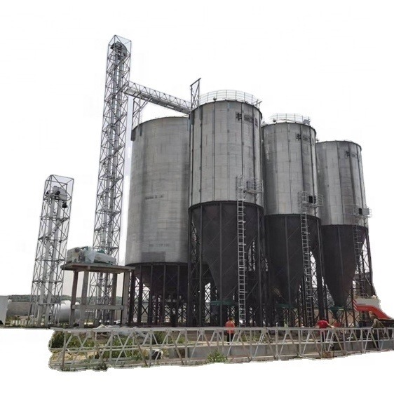 Small Grain Storage Price Galvanized Steel Customizable Capacity Grain ...